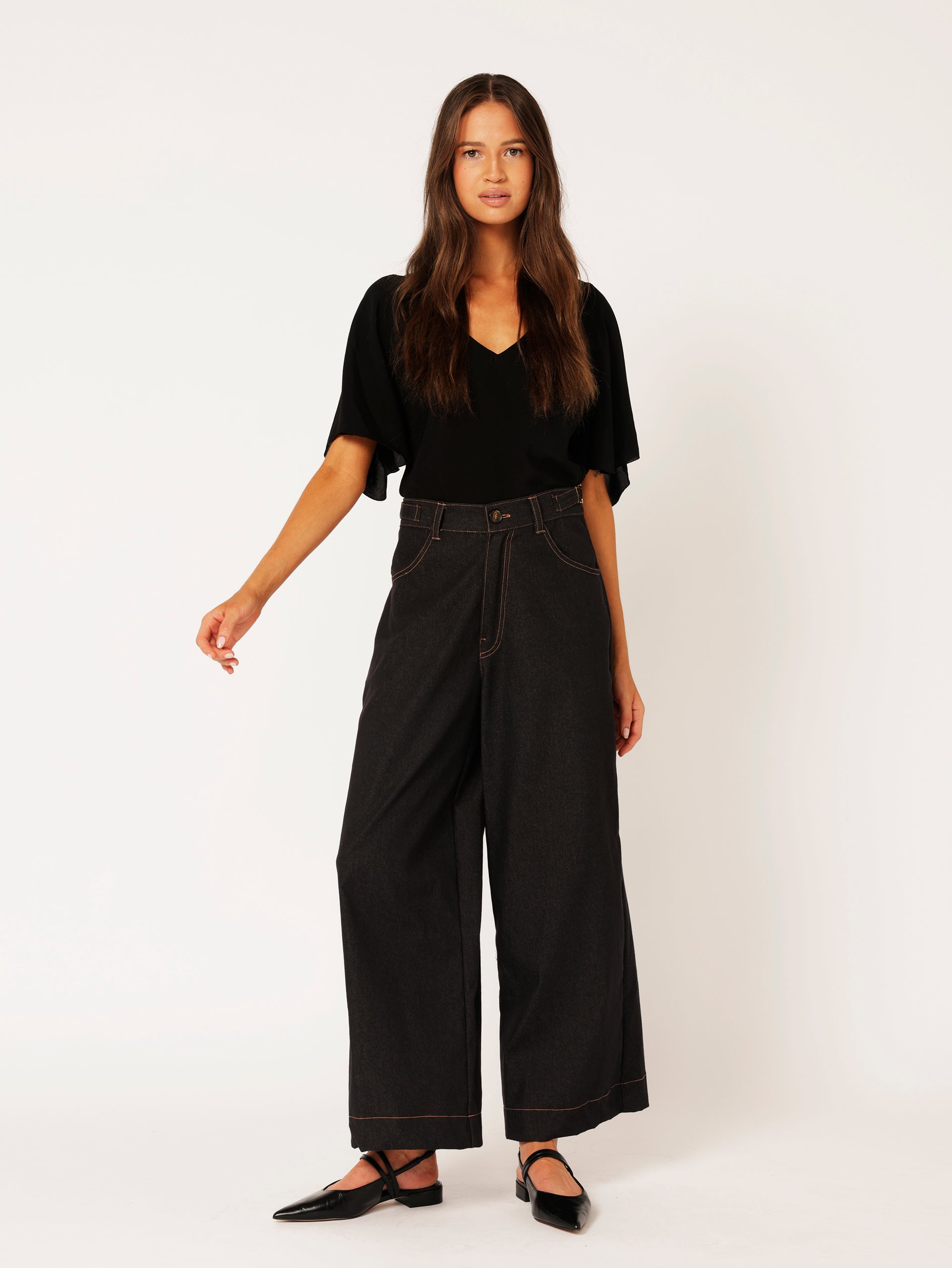 Saffron Road | Signature Jeans | Black Denim